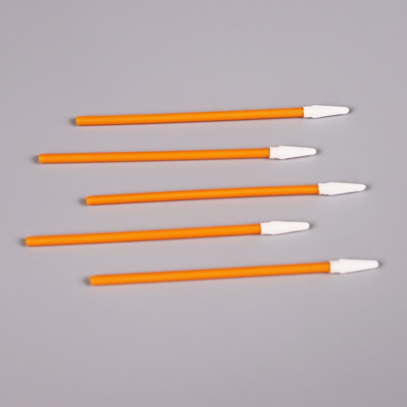 Microfiber Polyester Tipped Swabs With Pointed Head and PP Handles