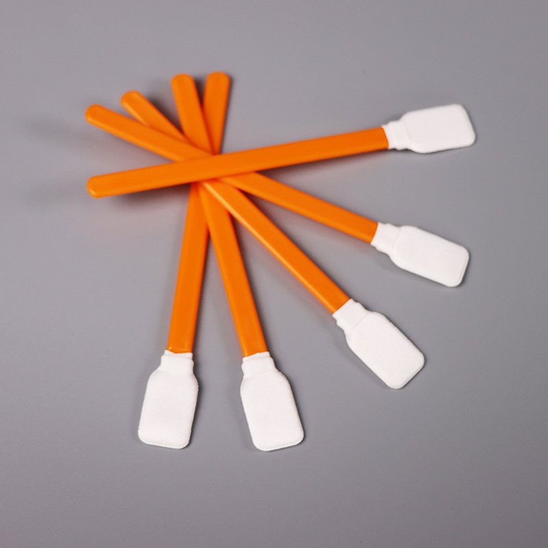 Low Particles Cleanroom Microfiber Swabs For Semiconductor