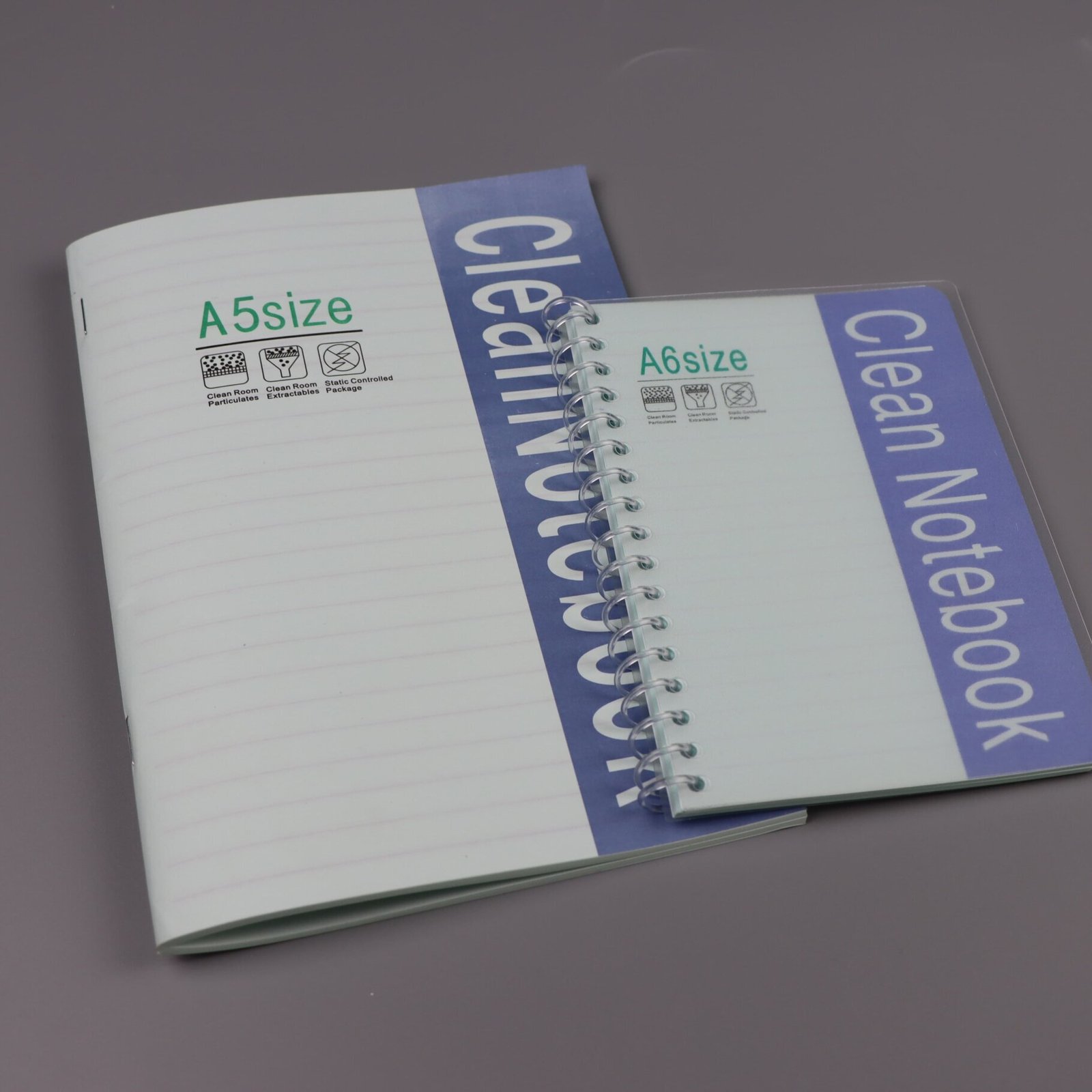 Cleanroom Notebooks Spiral/Non-Spiral A4 A5 A6
