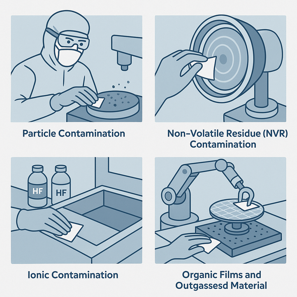 Smart Use of Cleanroom Wipers by Contaminant Type - Myesde Wiper